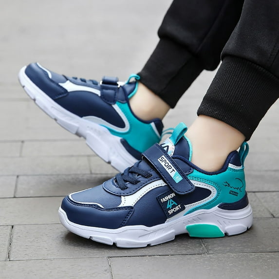 Boys Athletic Sneakers For Kids Lightweight Tennis Running Walking ...