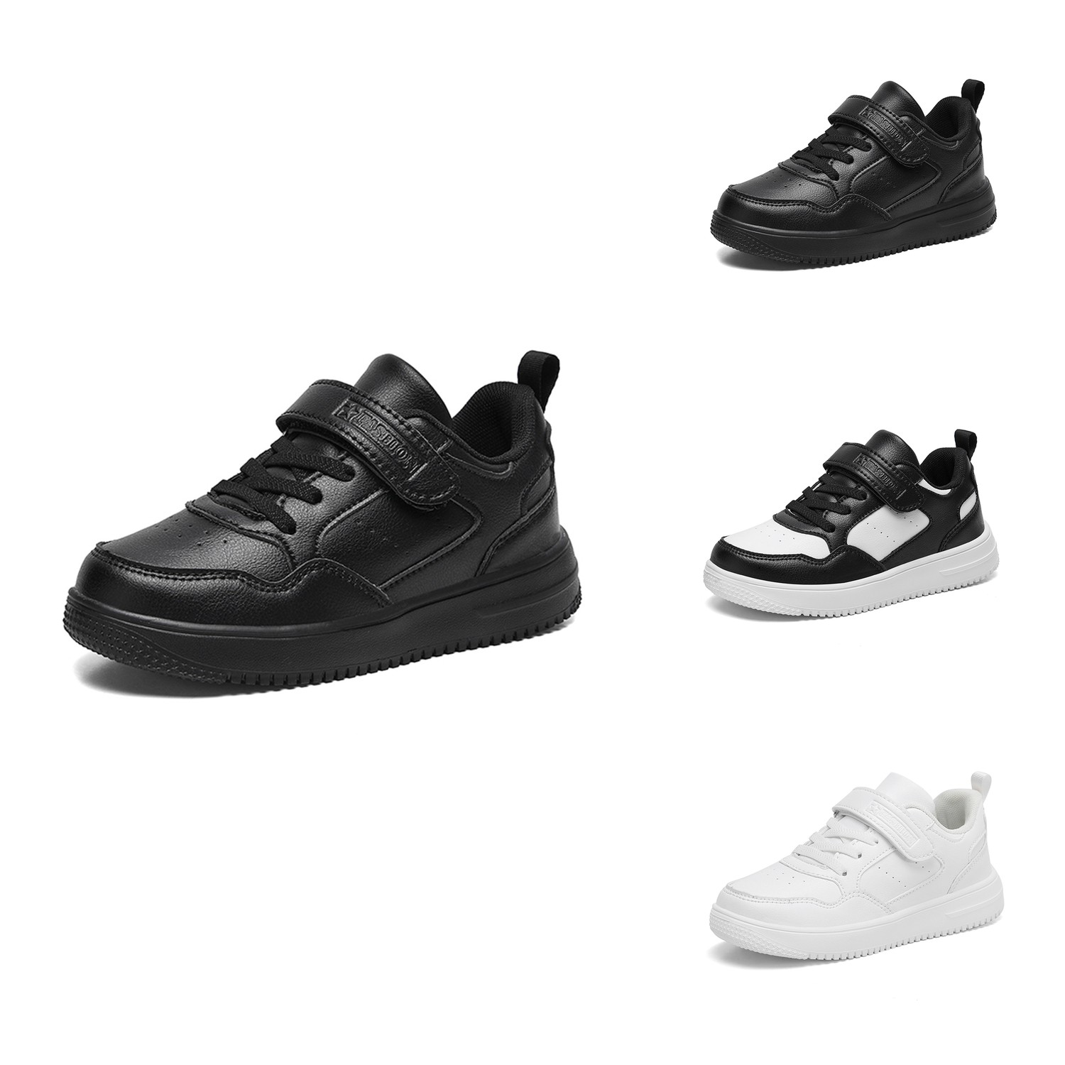 Boys Athletic Sneakers, Lightweight Sports Footwear, Durable Indoor ...