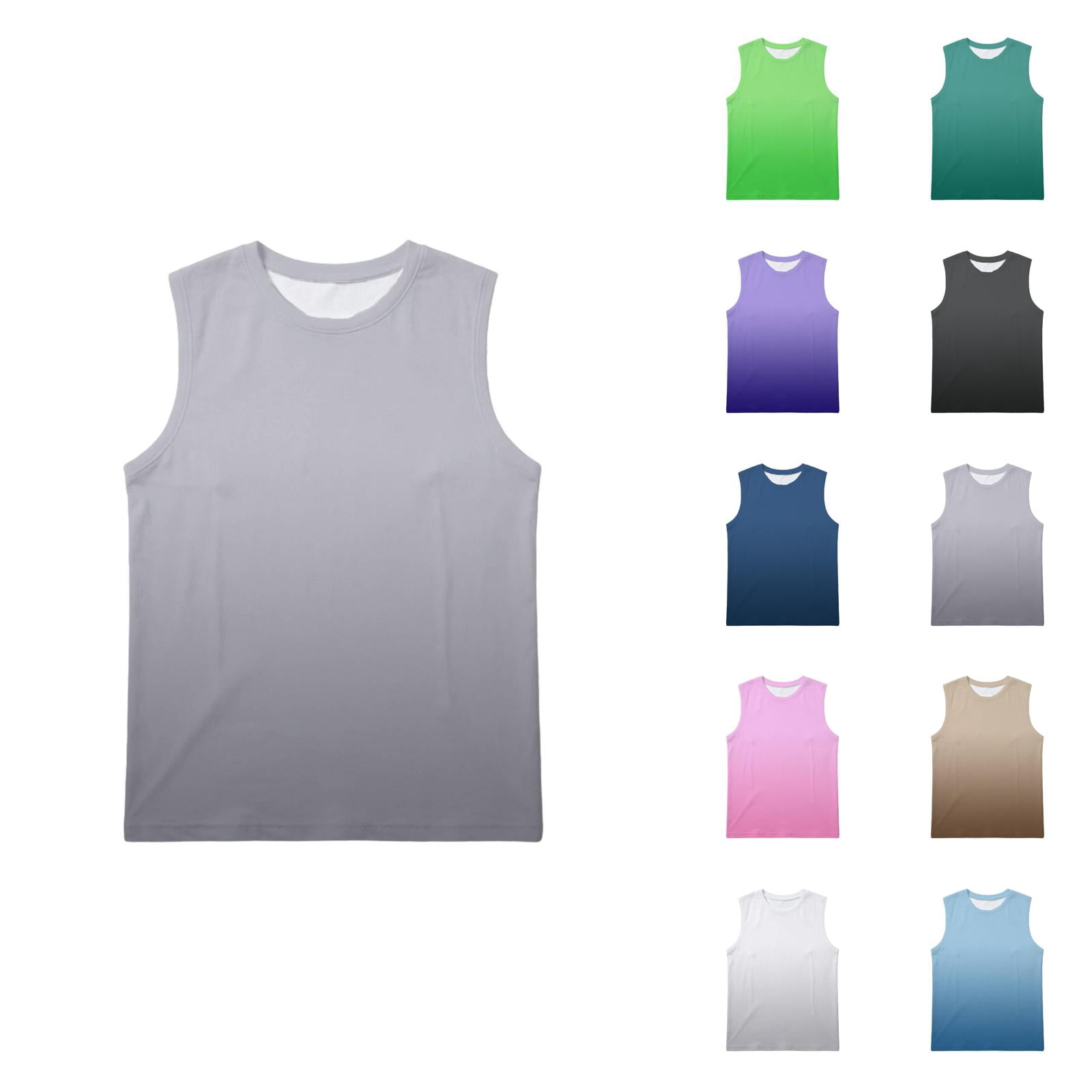 Boys Athletic Tank For Kids Wear Sleeveless Shirts Summer Cool Comfort ...