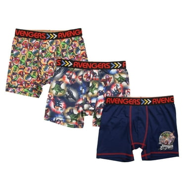 Boy's Marvel Avengers 3-Pack Underoos Poly Boxer Brief - Walmart.com
