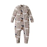 Boys Baby Romper Long Sleeve Cartoon Zipper Design Jumpsuit Daily Wear ...