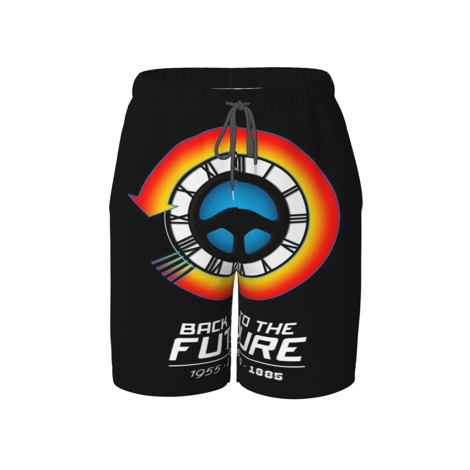 Boys Back T0 Movie Future Swim Trunks With Mesh Liner Kids Cartoon ...