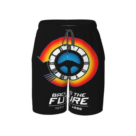 Boys Back T0 Movie Future Swim Trunks With Mesh Liner Kids Cartoon ...