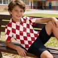 Boys Back to School Polo Shirt Short Sleeve Button Down Collared Shirts ...