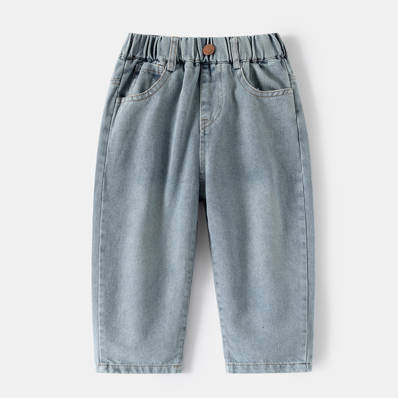 Kids Boy's Fashion Jeans Jeans Loose Wide Leg Jean Denim Pants Loose ...