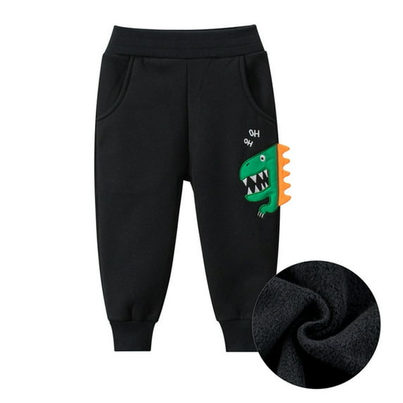 Boys Baggy Sweatpants Solid Elastic Waist Joggers Pants Comfy Casual ...