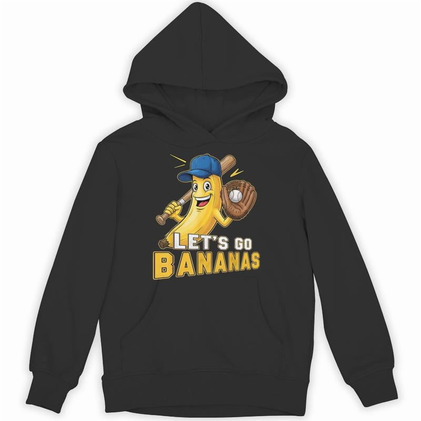 Boys Bananas Merch Lets Go Bananas Funny Simple Text Graphic Statement ...