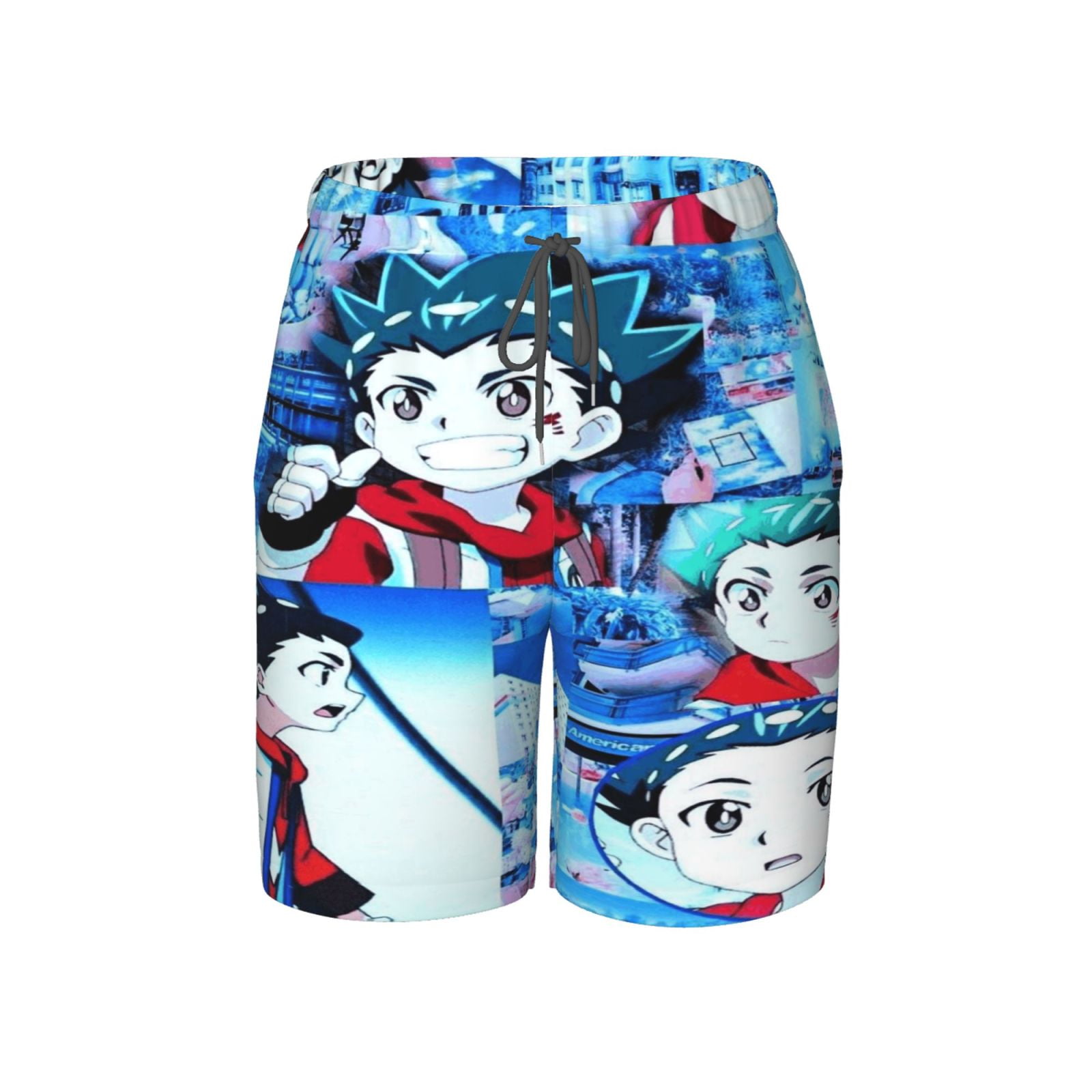 Boys Be-,Yblade Yo Burst Swim Trunks With Mesh Liner Kids Cartoon Quick ...