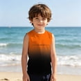 Boys Beach Tank Tops Summer Fashion Sleeveless Gradient Color Basic T ...