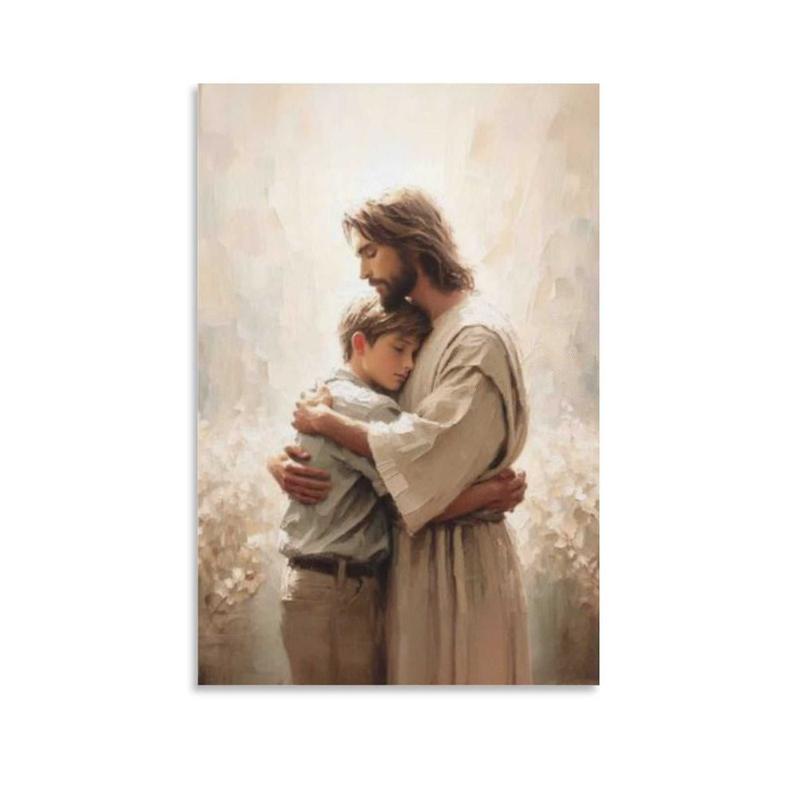 Boys Bedroom Wall Decor Jesus Christ Heals Boy Canvas Print Poster ...