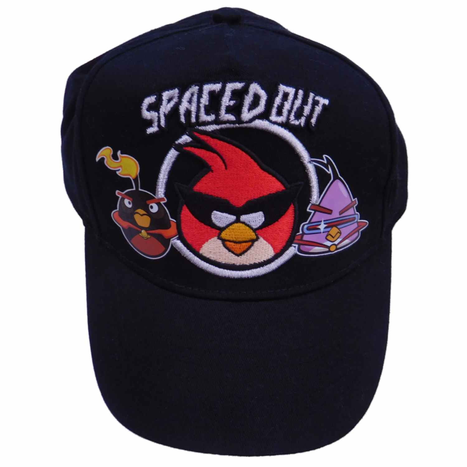 Boys Black Spaced Out Angry Birds Baseball Cap Ball Hat - Walmart.com