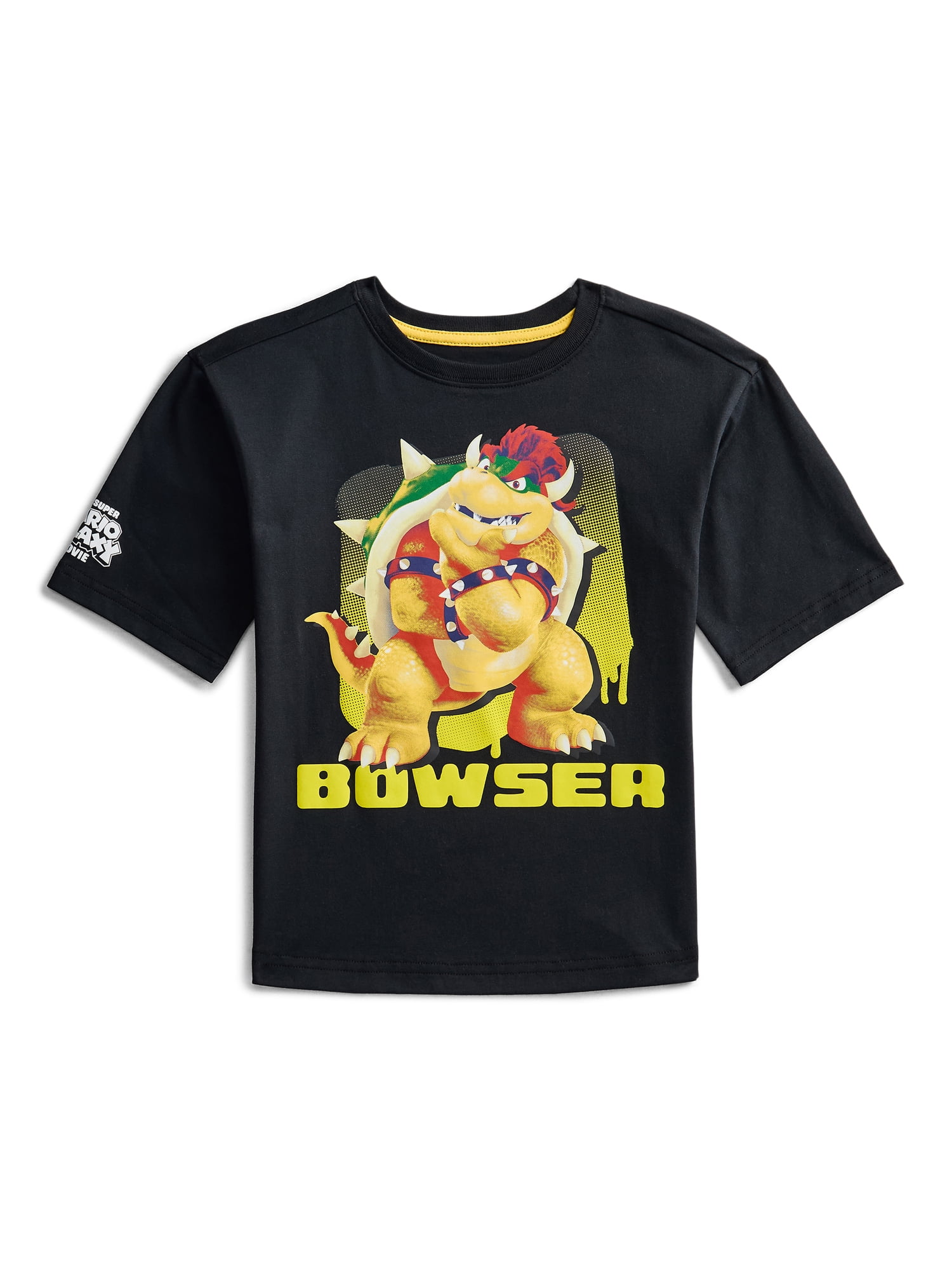 Super Mario Galaxy Movie Boys Bowser Graphic Tee with Short Sleeves ...