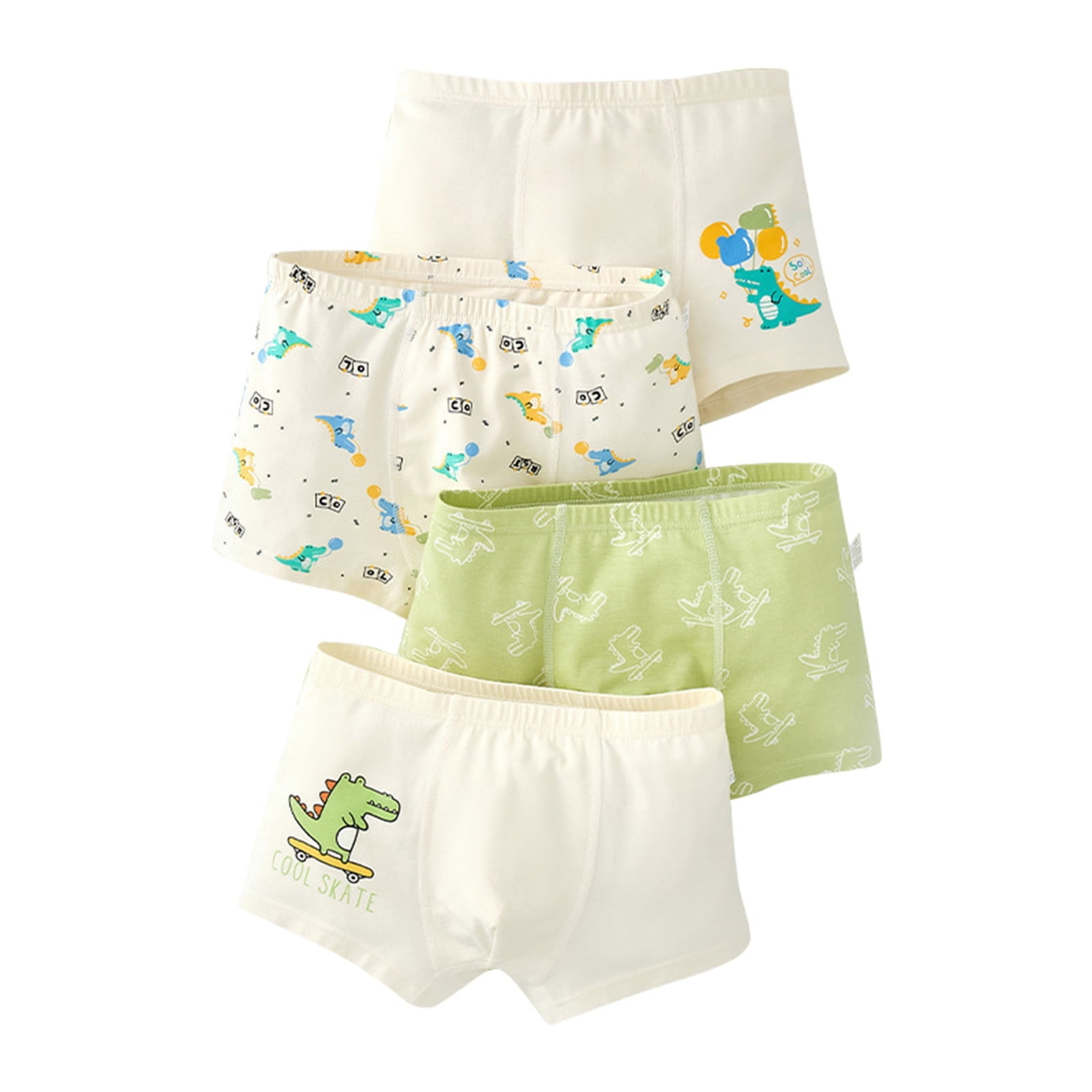 Boys Briefs Kids Toddler Baby Boys Boxer Briefs 4 Pack Cute Cartoon ...