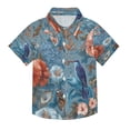 Boys Button-Down Shirt Short Sleeve Shirt Tops for 9-10Y Birds and ...