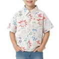 Boys Button Down Shirts Size 4-5 Years Light Gray Soft Classic Short ...