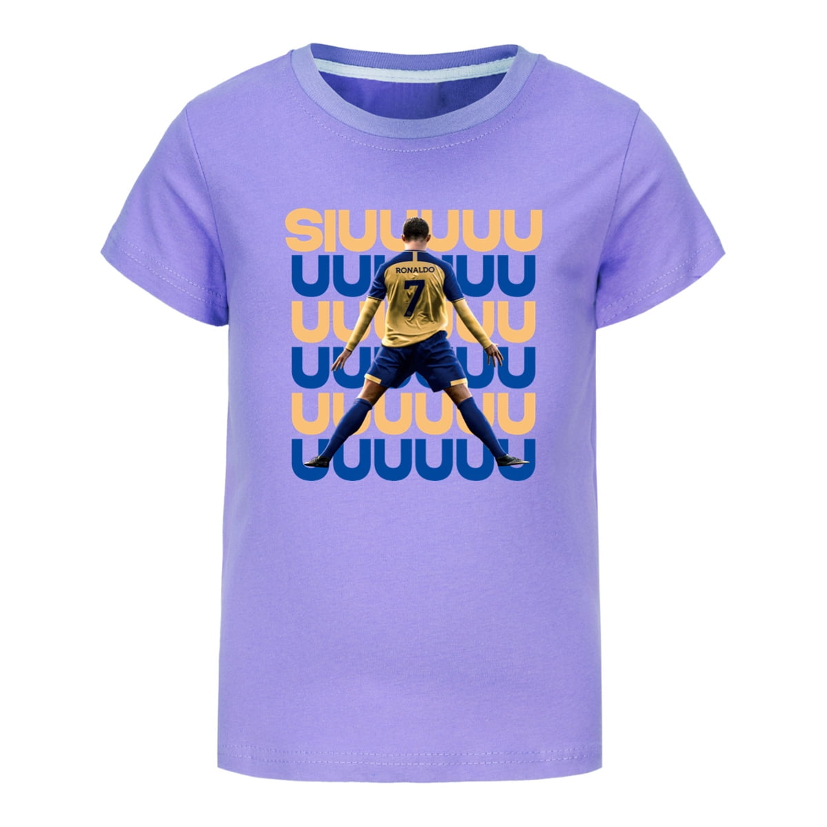 Boys CR7 Cartoon Graphics T-Shirts Siu Fashion Summer Short Sleeve ...
