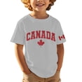Boys Canada Day Graphic Tee Maple Leaf Flag T-Shirt Kids Patriotic ...
