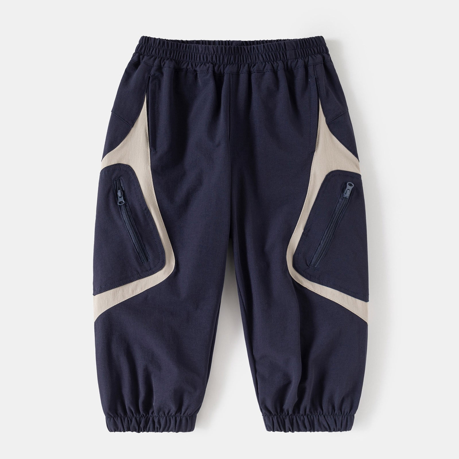 Boys Cargo Jogger Pants Kids Multi Pocket Twill Casual Trousers with ...