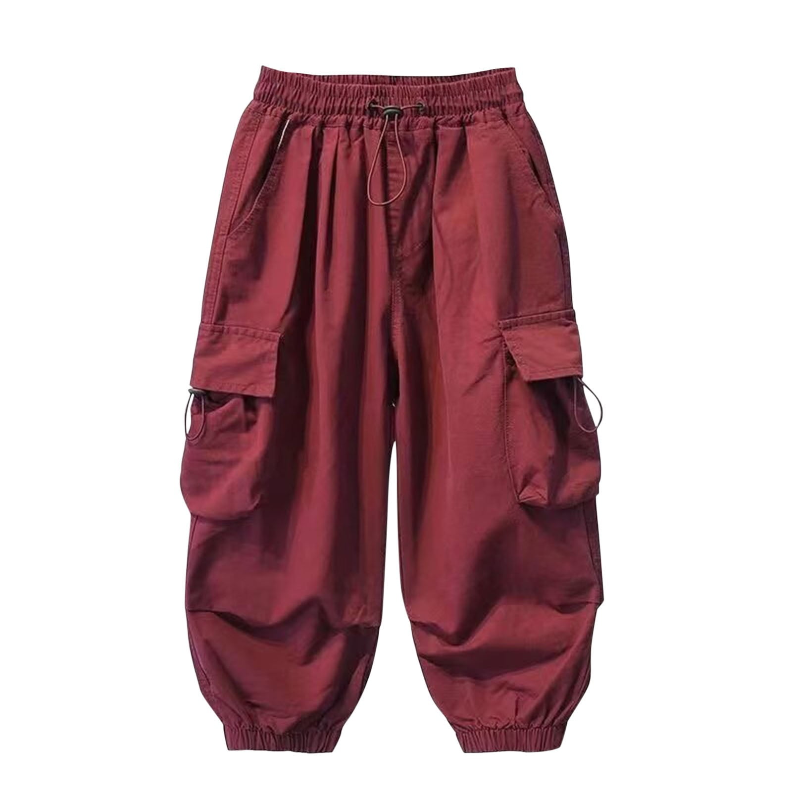 Boys Cargo Pants Kid's Casual Design Sensor Pants, Children's Pure ...