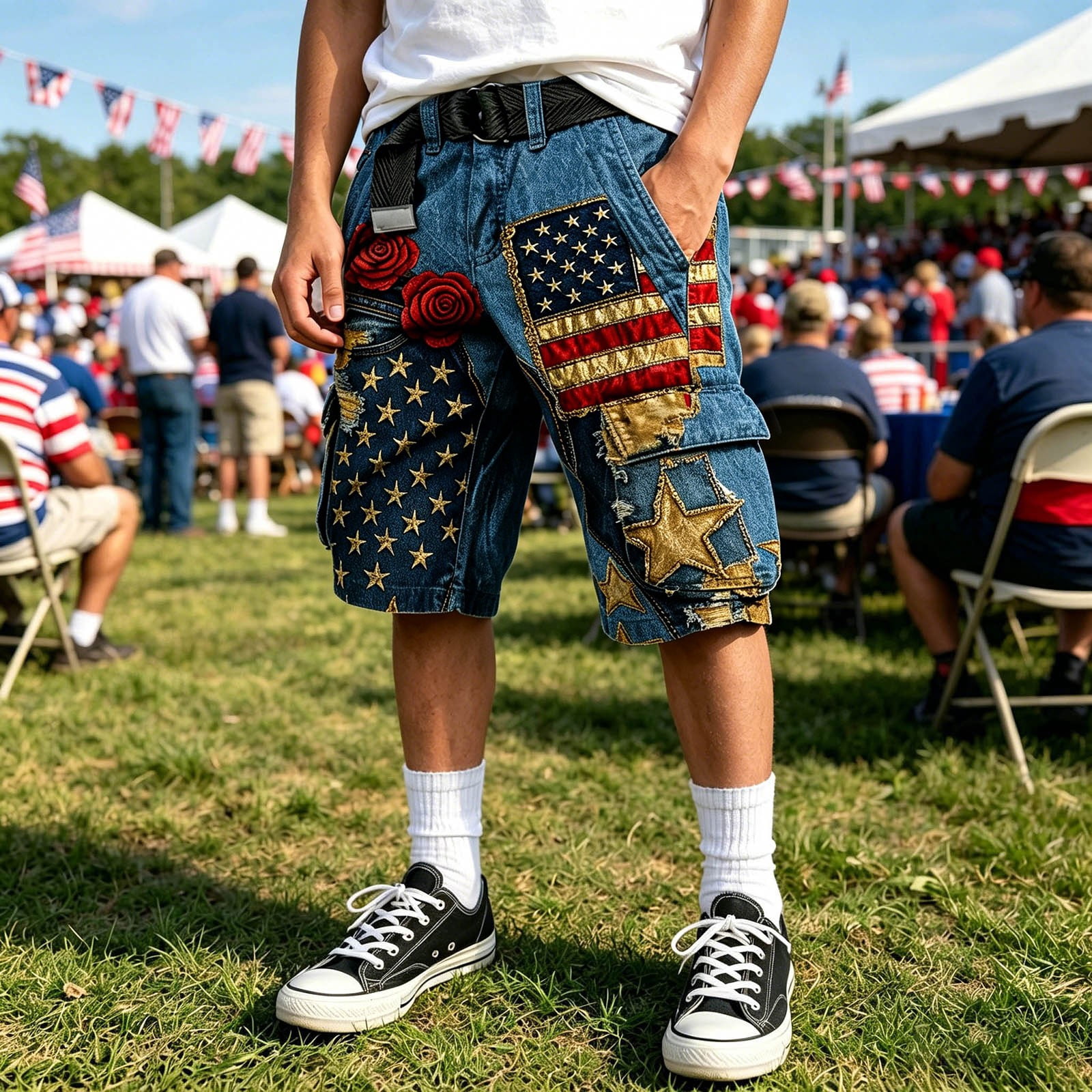 Boys Cargo Shorts 250 Anniversary USA Shorts American Flag Boys ...