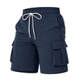 Boys Cargo Shorts (Sizes 5-14) | Cotton Elastic Waist Twill Cargo ...