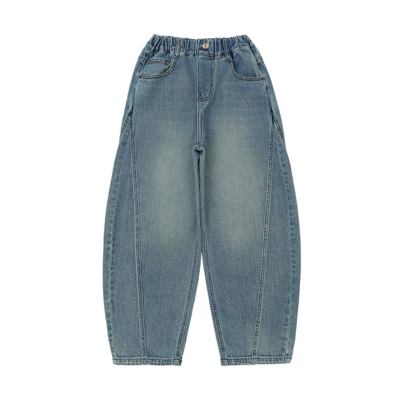 Boys Cargo Trousers Fully Elastic Waist Pull On Pants for Children ...