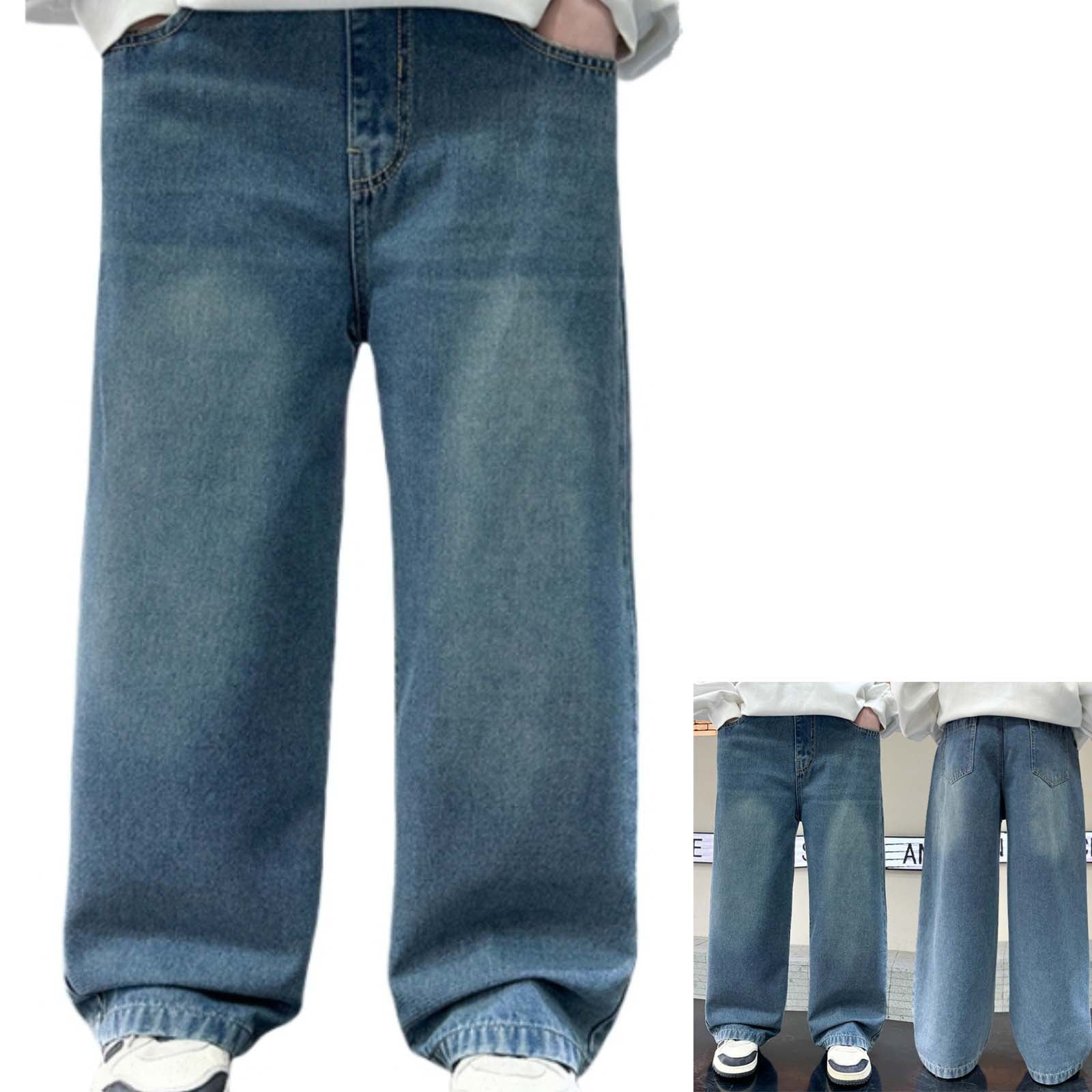 Boys Cargo Trousers Fully Elastic Waist Regular Fit Children Pants For ...