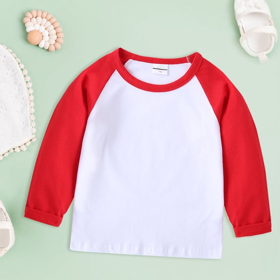 Boys Cartoon Long Sleeve Round Neck T Shirt Top Bottom Set Children ...