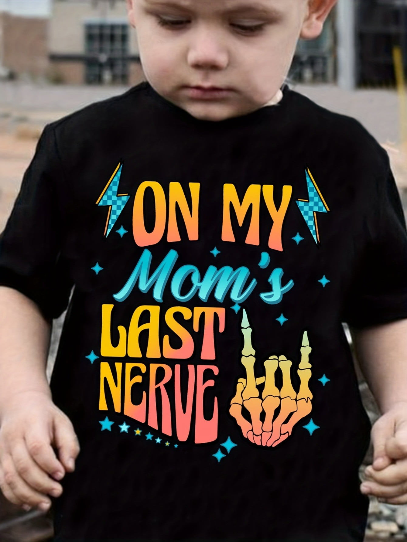 [Boys' Cartoon Tee] Boys' Casual Trendy Cartoon Graphic Print Tee, ON ...