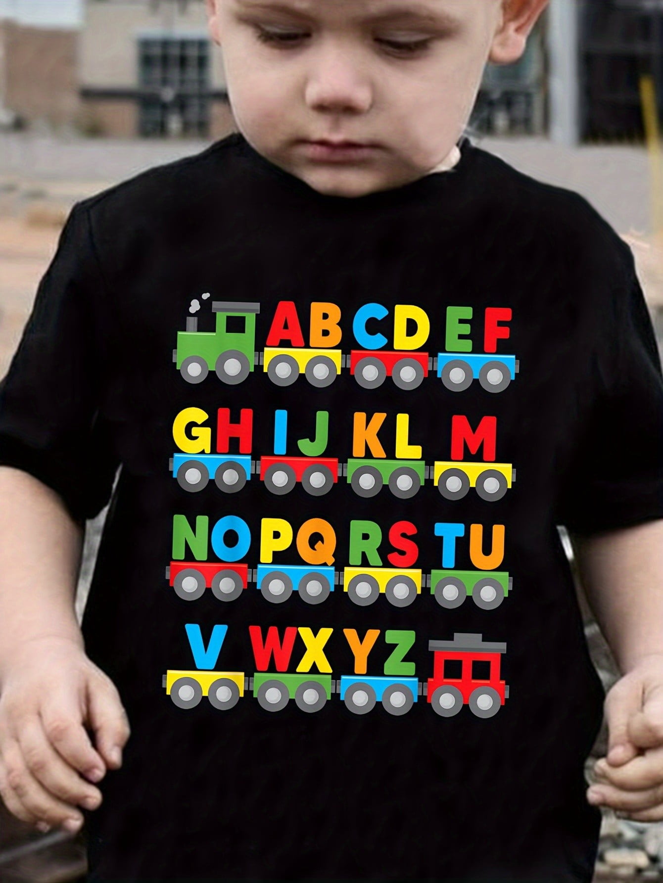 Boys Casual Comfy Summer Short Sleeve Crew Neck T-shirt - Colorful ...