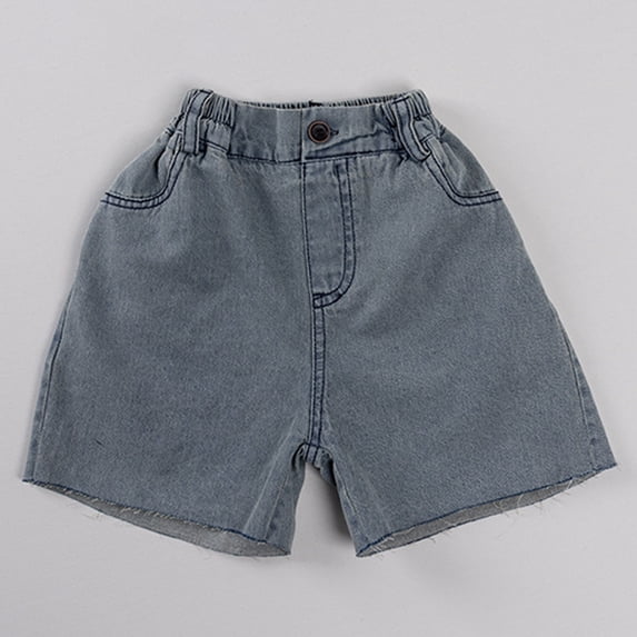 Boys Casual Denim Shorts Summer Thin Comfortable Kids Pants for Daily ...