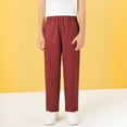 Boys Casual Dress Pants For School Comfortable Elastic Waist Flat Front ...