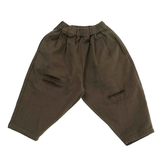 Boys Casual Hollow Out Pants Solid Trousers for Toddlers Summer Holiday ...