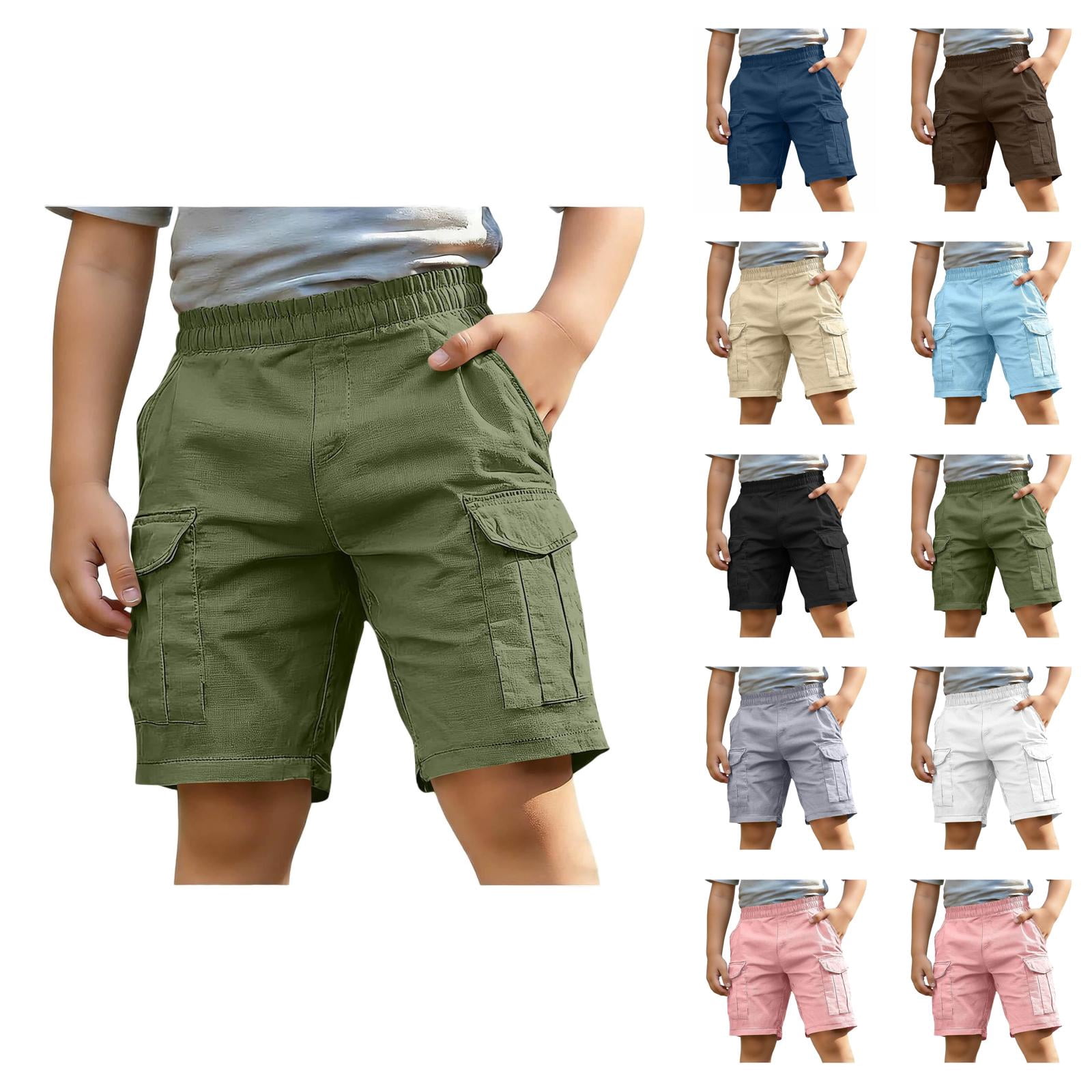 Boys Casual Shorts for Everyday Outdoor Play with Relaxed - Cargo Fit ...