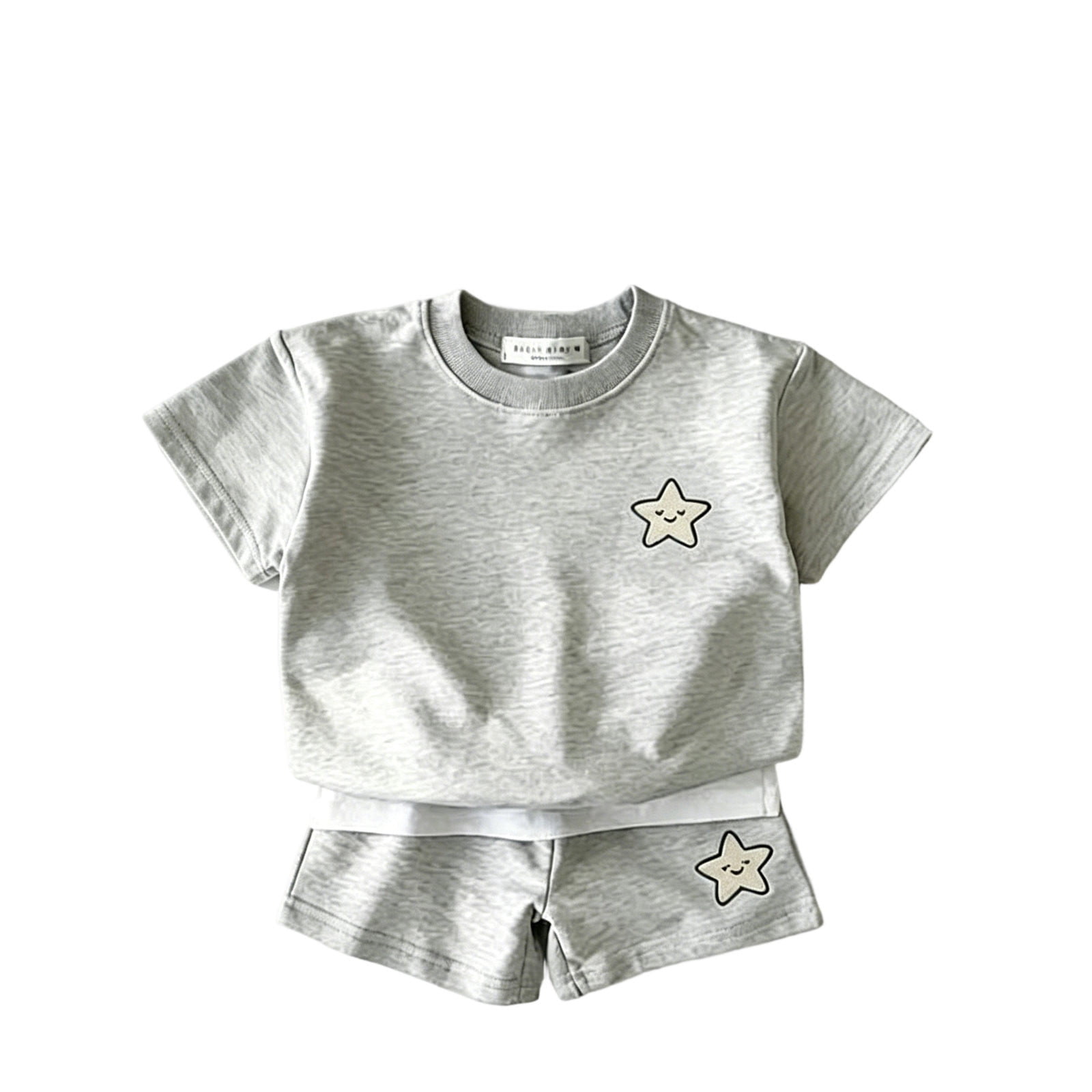 Boys Casual Summer Outfit Short Sleeve Tee and Shorts Two Piece Toddler ...
