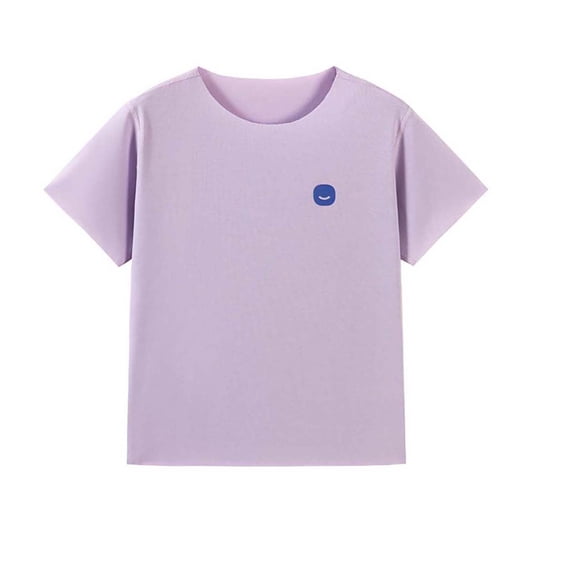 Boys Casual Summer Short Sleeve Tee Lightweight Rayon Blend Home Wear ...