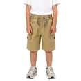 Boys Casual Summer Shorts Lightweight Woven Comfort Elastic Waistband ...