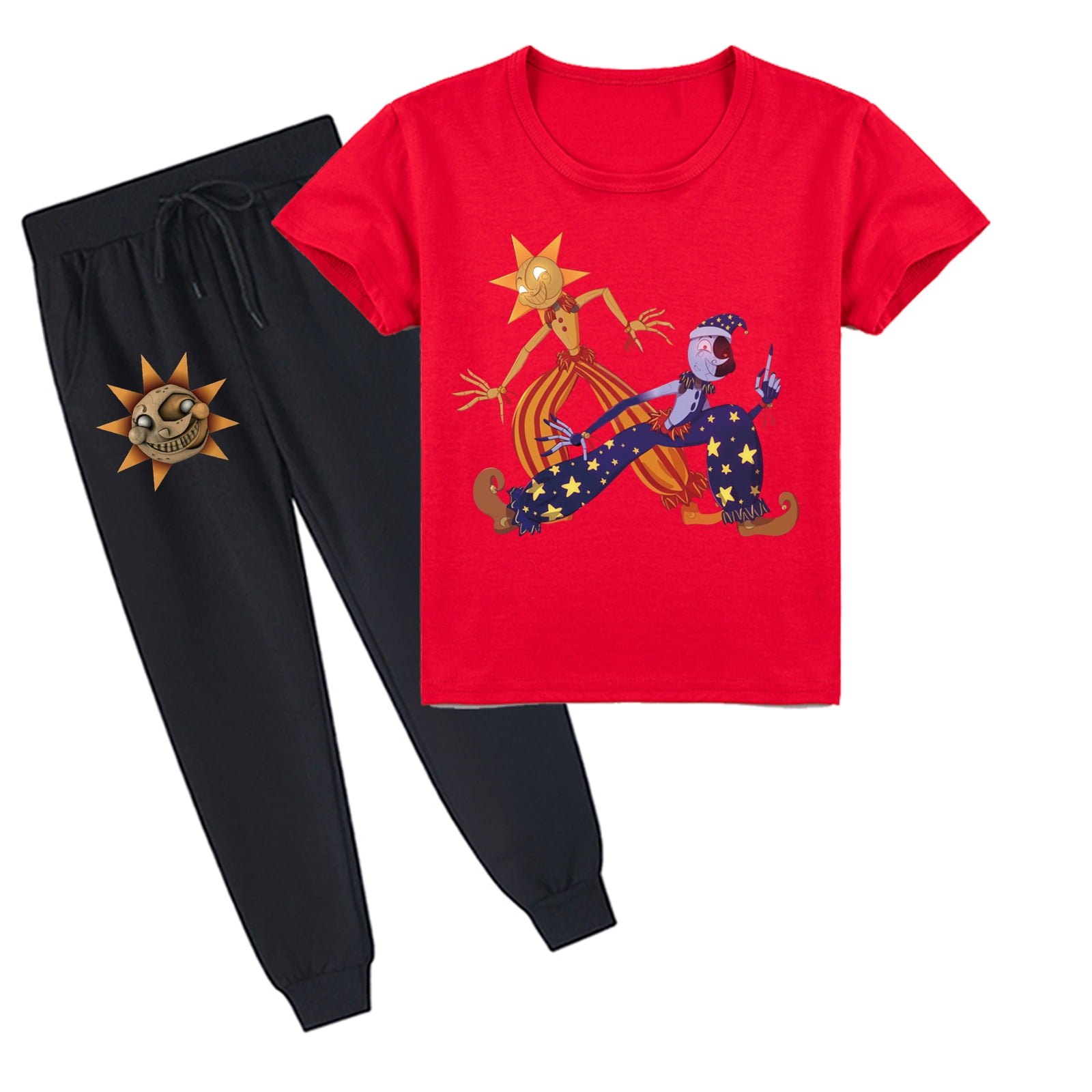 Boys' Charming Summer Outfit: Sundrop and Moondrop Crew Neck Cotton ...