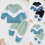 Boys Children Spring Fall Long Sleeve Sportswear Shirt T-Shirt Pants ...