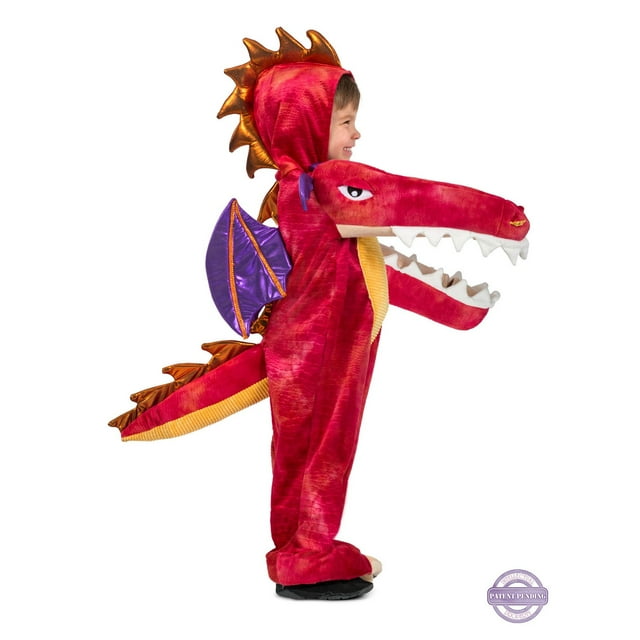 Boys Chompin' Red Dragon Costume - Walmart.com