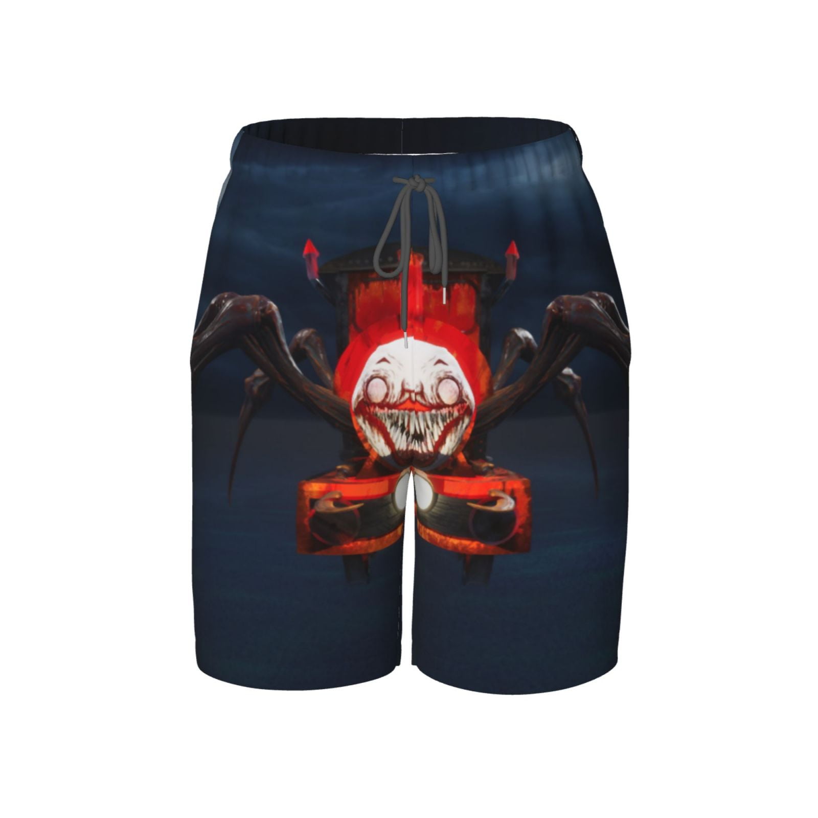 Boys Choo Choo Charles Swim Trunks Mesh Liner Swim Shorts Quick Dry ...