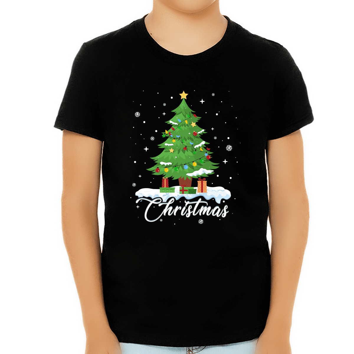 Boys Christmas Shirt Christmas Tree Christmas Shirts for Boys - Walmart.com