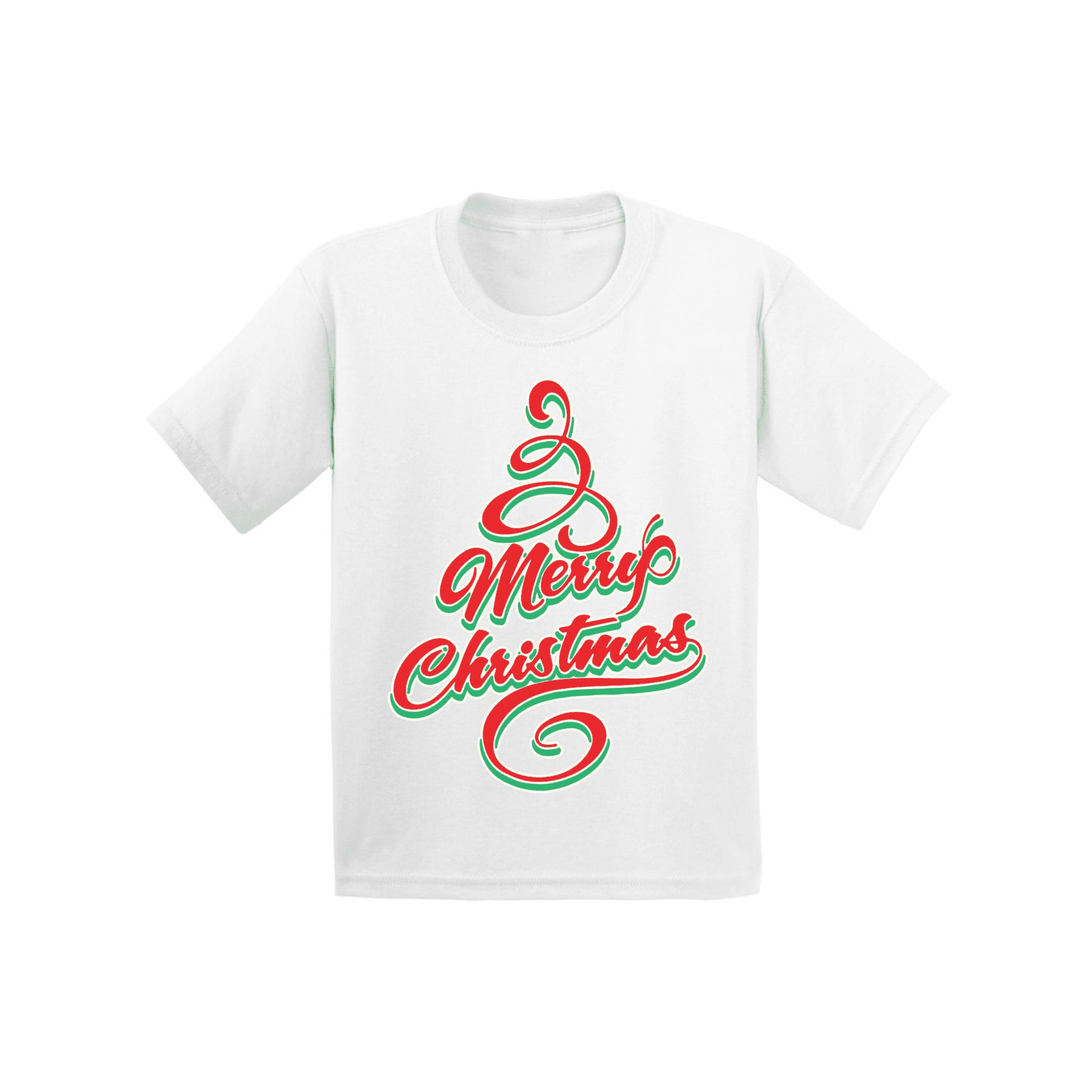 Boys Christmas T-Shirt | Soft 100% Cotton Holiday Short Sleeve Santa ...