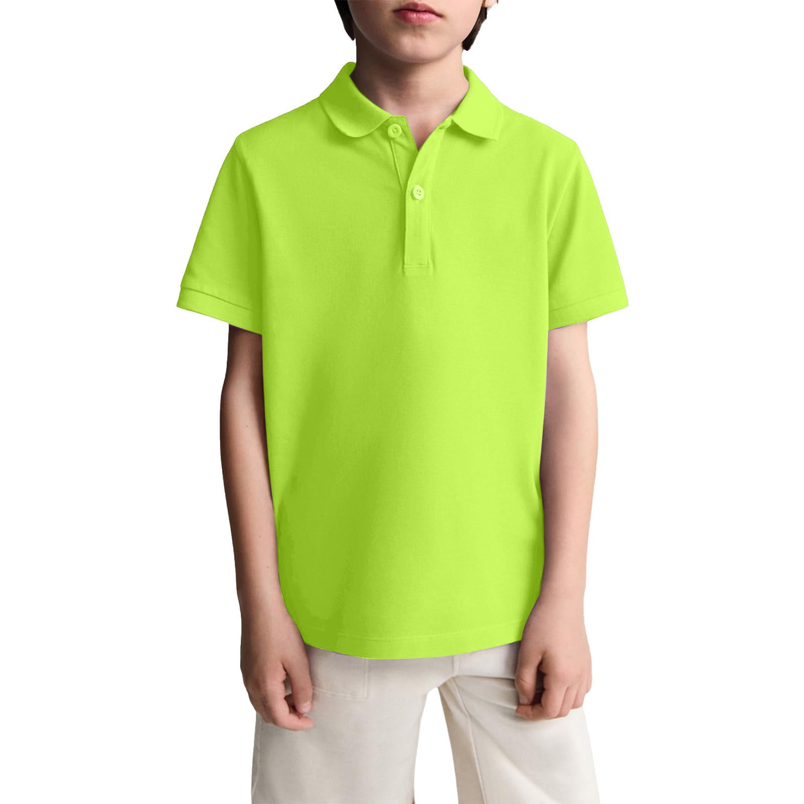 Boys' Classic Polo Shirts Short Sleeve Moisture-Wicking Golf & Tennis ...