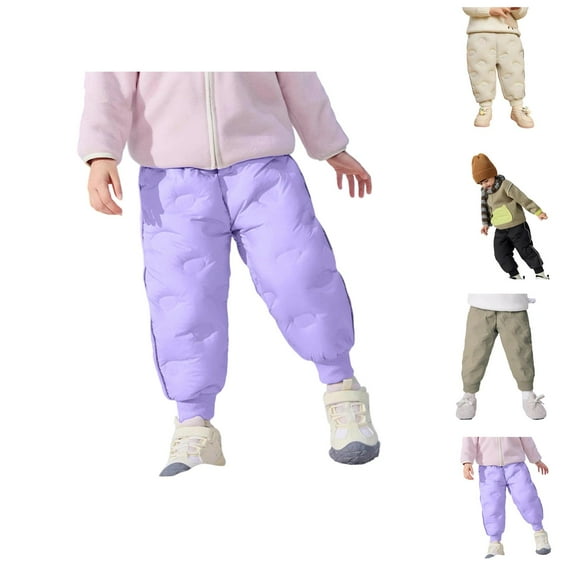 Boys Clothes Boys Thermal Down Pants With Adjustable Waist for Outdoor ...