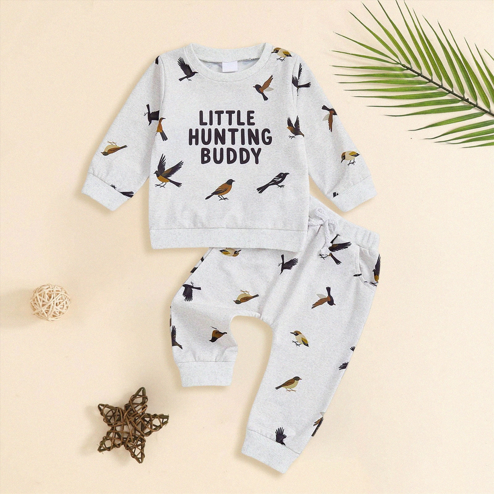 Boys Clothes Long Sleeve Color-blocked Top and Pants Winter Sweatsuits ...