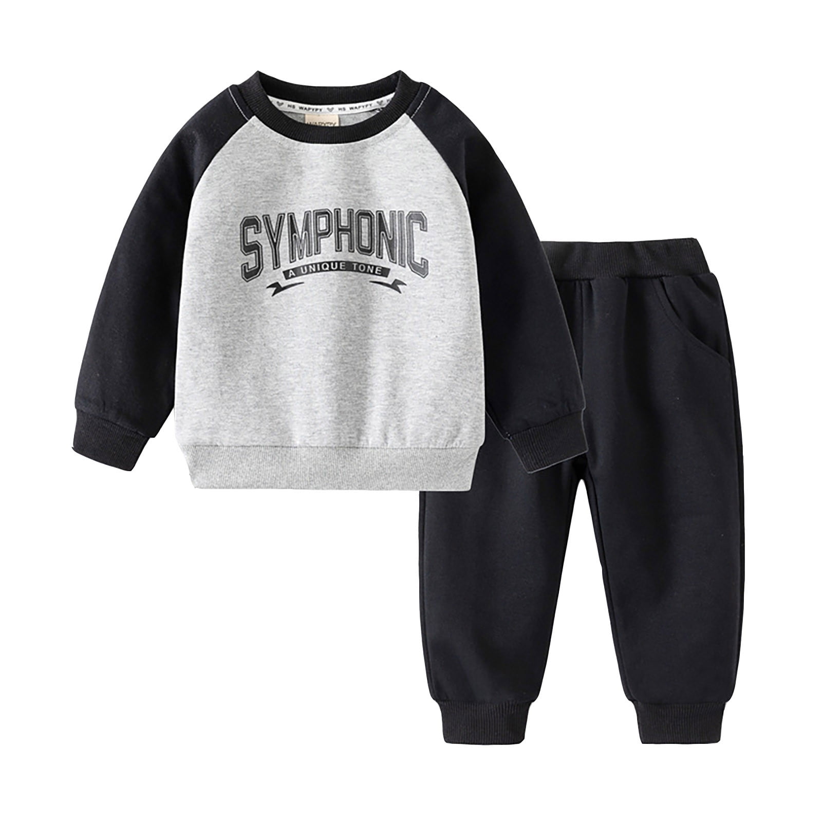 Boys Clothes Sets Toddler Boys Long Sleeve Casual Cartoon Dinosaur ...