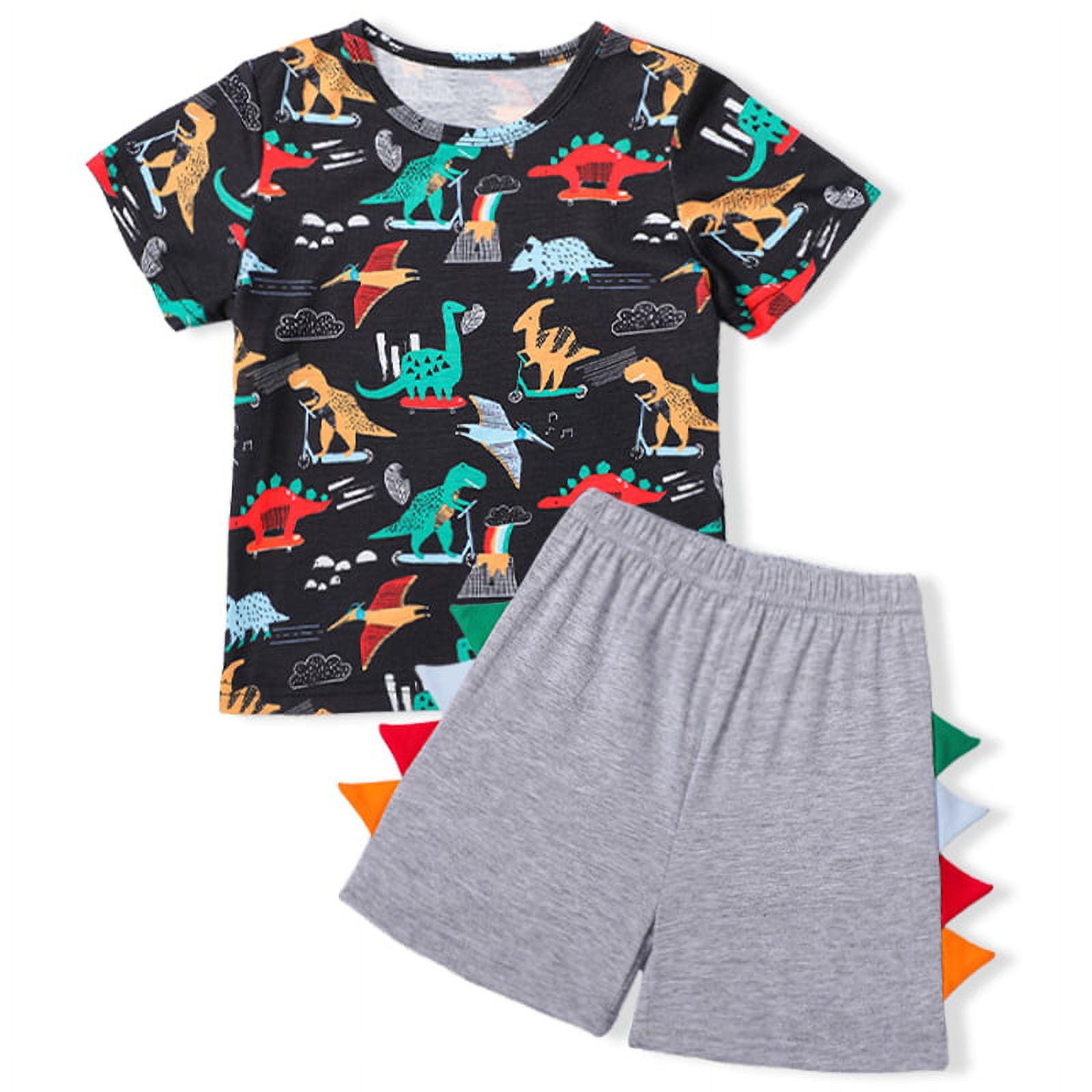 Boys Clothes Winter Outfits Dinosaur Clothes For Boys Printed Long ...