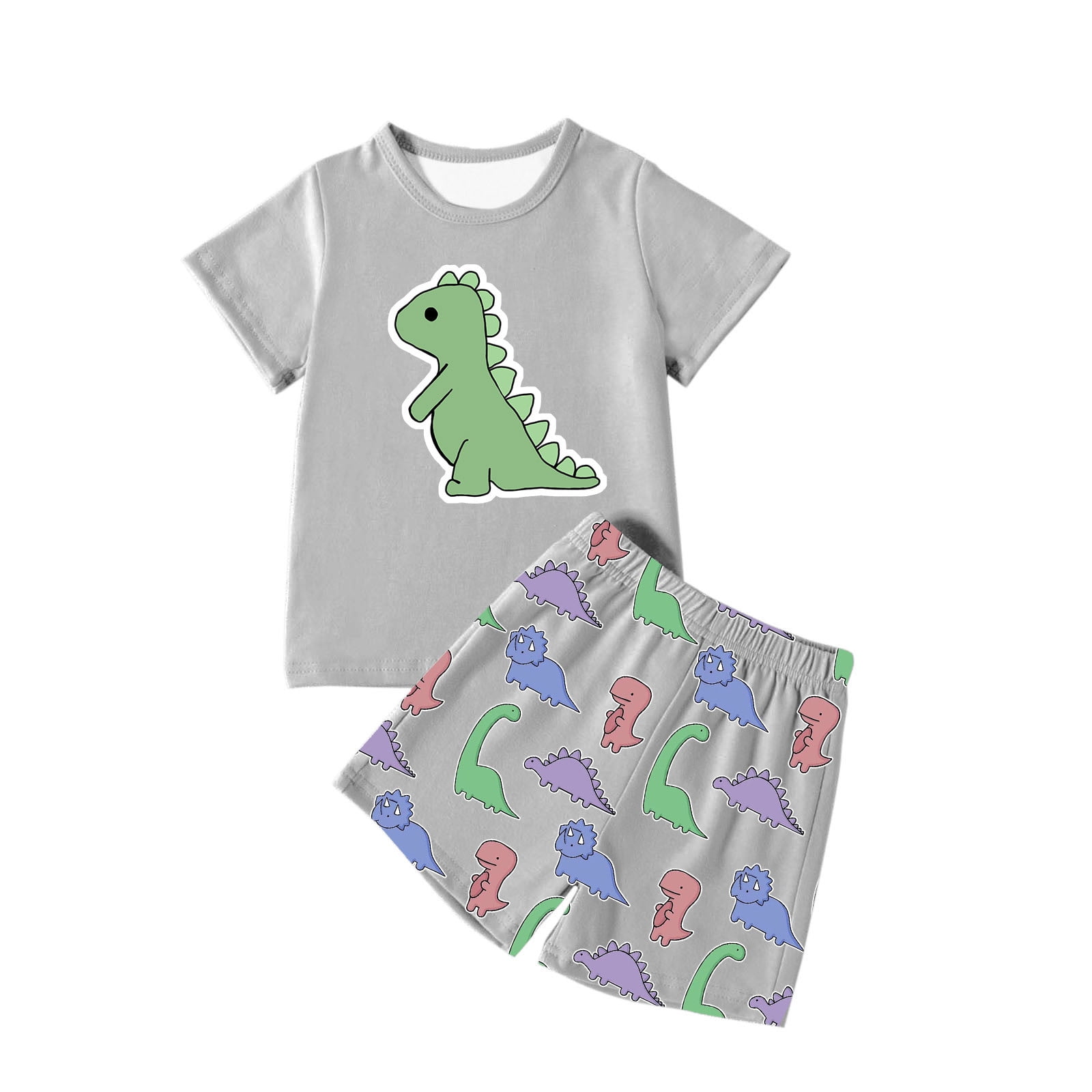 Boys Clothing Sets European Filled Printed Short Shorts Loose Kids ...
