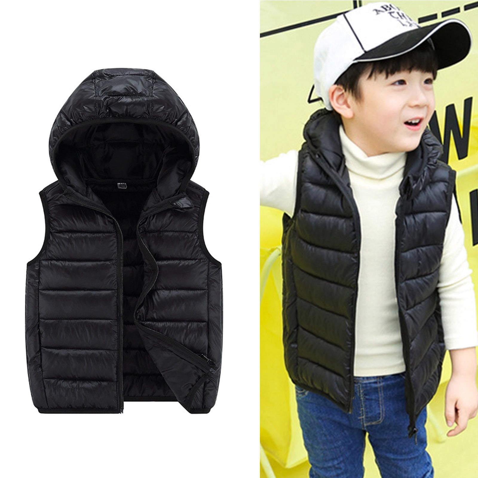 Boys Coat & Jacket Child Kids Toddler Baby Boys Girls Sleeveless Winter ...